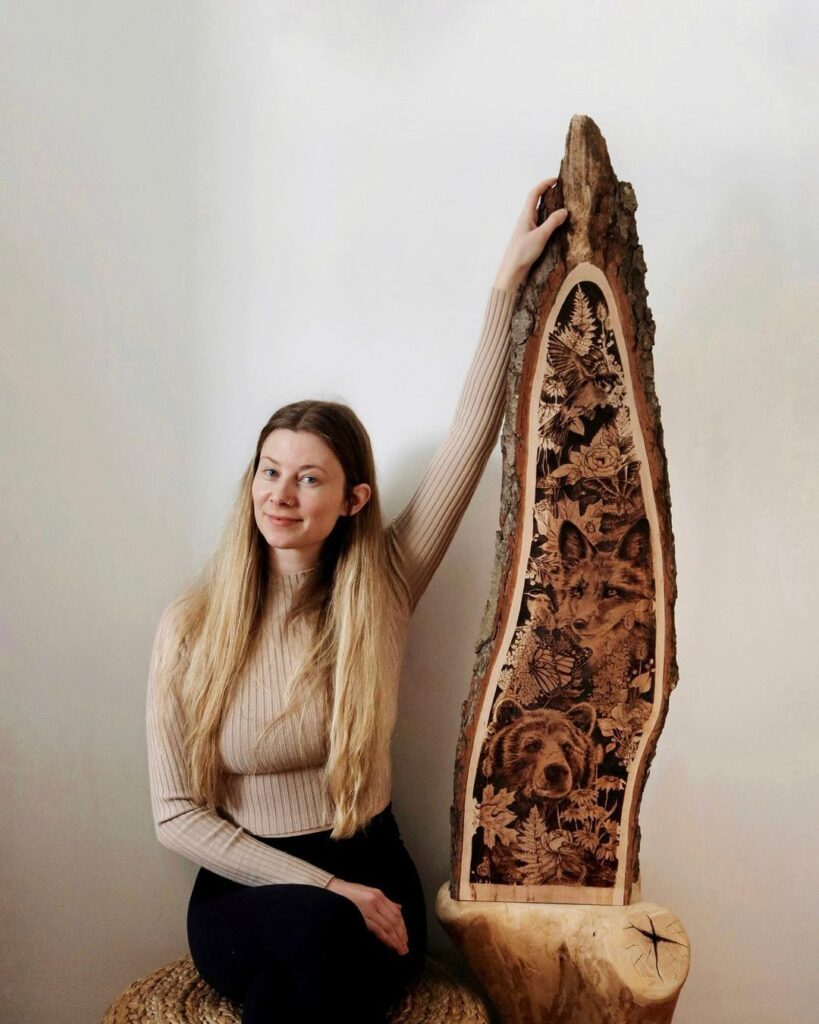 Court O'Reilly: Transforming Wood into Art - Magzoid Magazine
